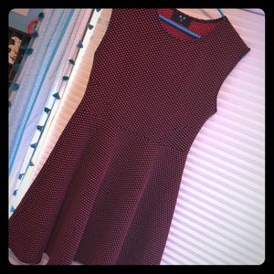 AX Paris | Dresses | Ax Paris Red And Black Skater Dress | Poshmark